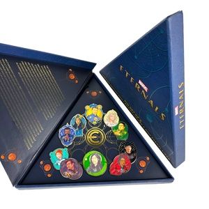 Disney | Other | Eternals 6 Pin Set Marvel Mcu Disney Le Thena Druig ...